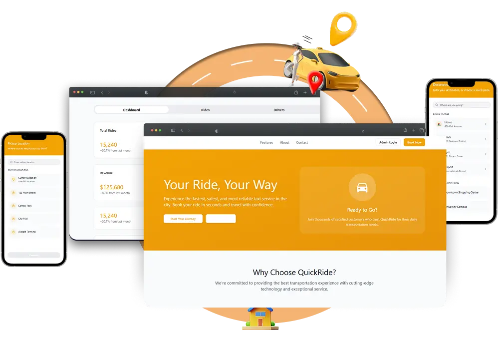 Lyft Clone - Best Taxi Booking App Script